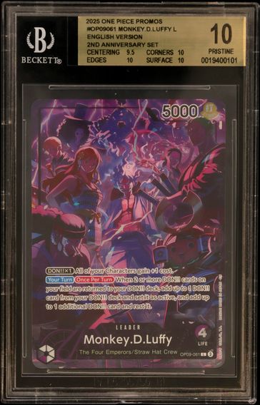 Monkey.D.Luffy L/(English Version 2nd Anniversary Set) | Graded Card on ...