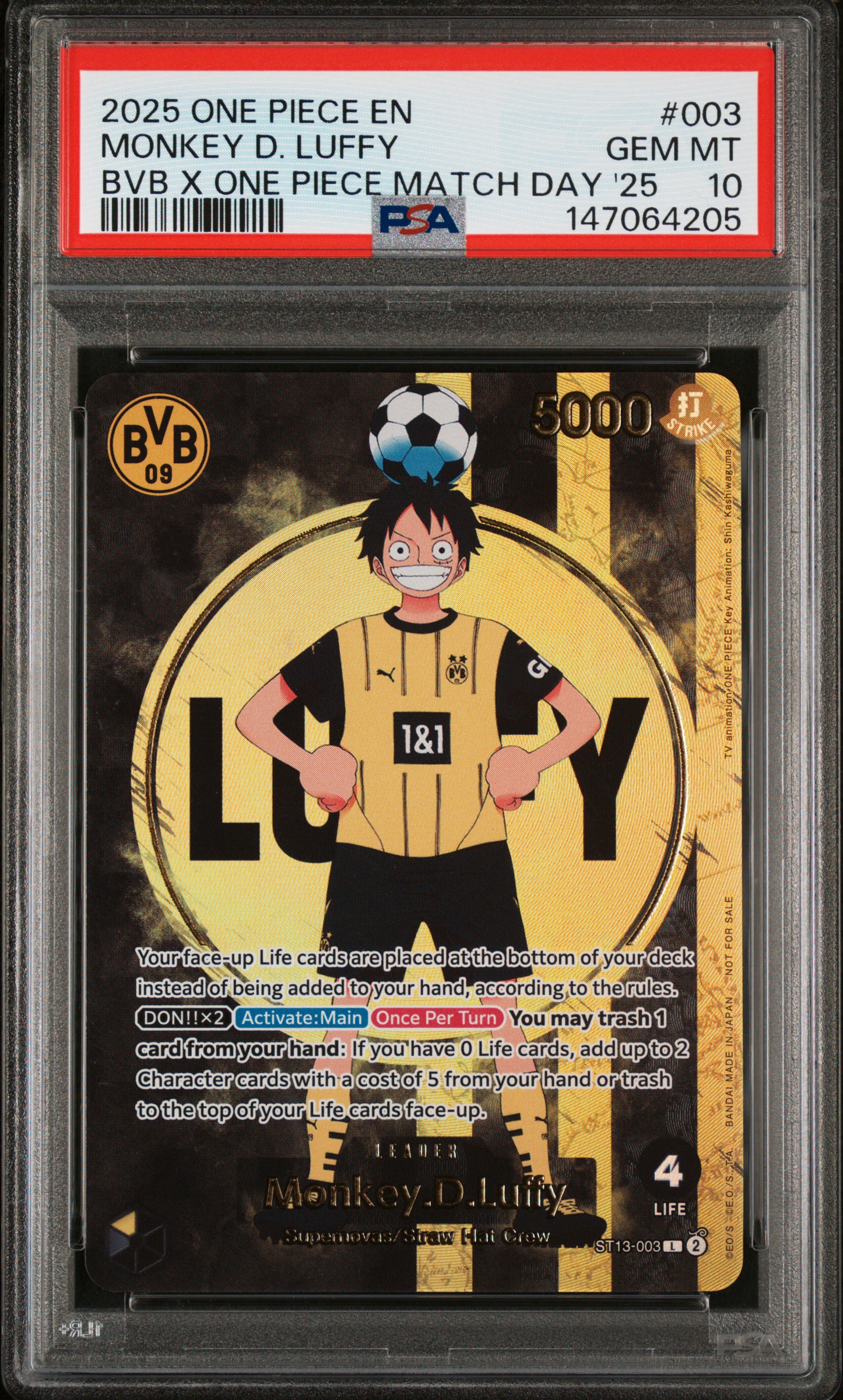 Monkey D. Luffy | Graded Card on Solana | Solflare
