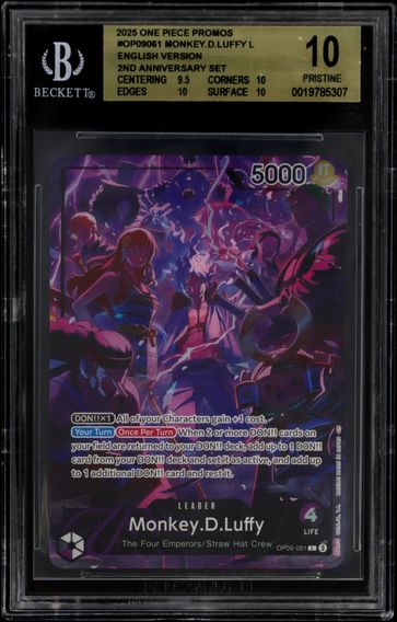 Monkey.D.Luffy L/(English Version 2nd Anniversary Set) | Graded Card on ...